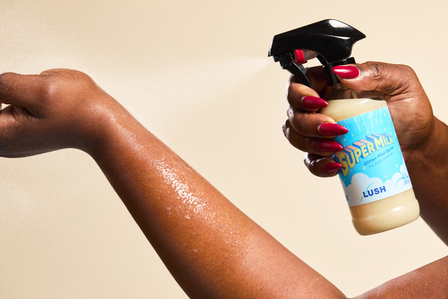 Super Milk GlitterMist – Ukm Cosméticos Naturales, SA de cv